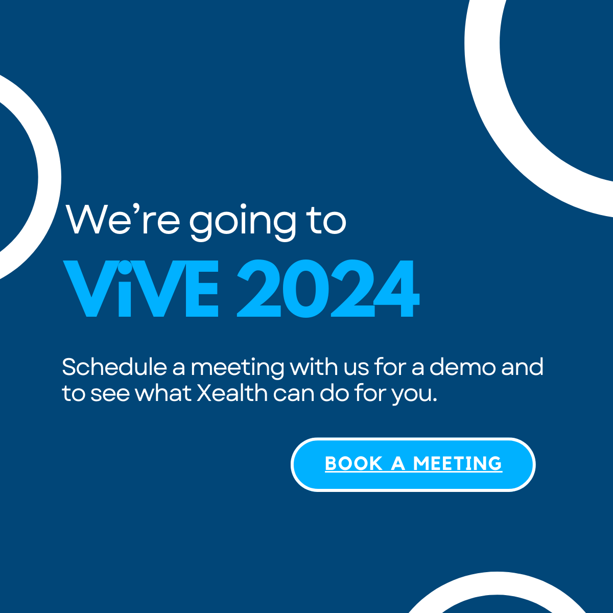 Visit Xealth at ViVE 2024